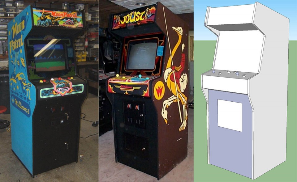 Building a Home Arcade Machine - Cabinet Design | Retromash