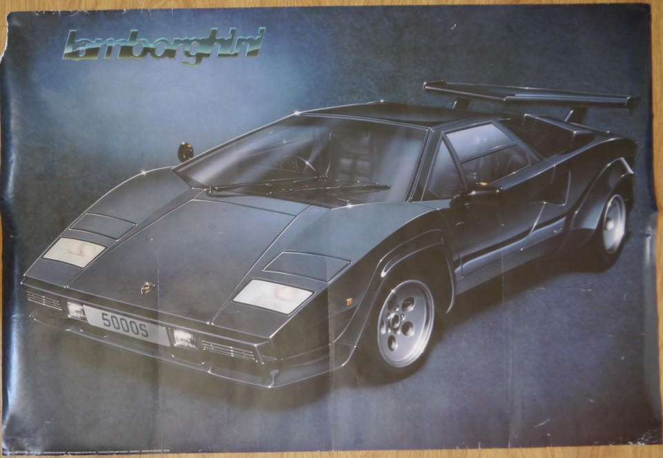 The hunt for this Lamborghini Countach poster | Retromash