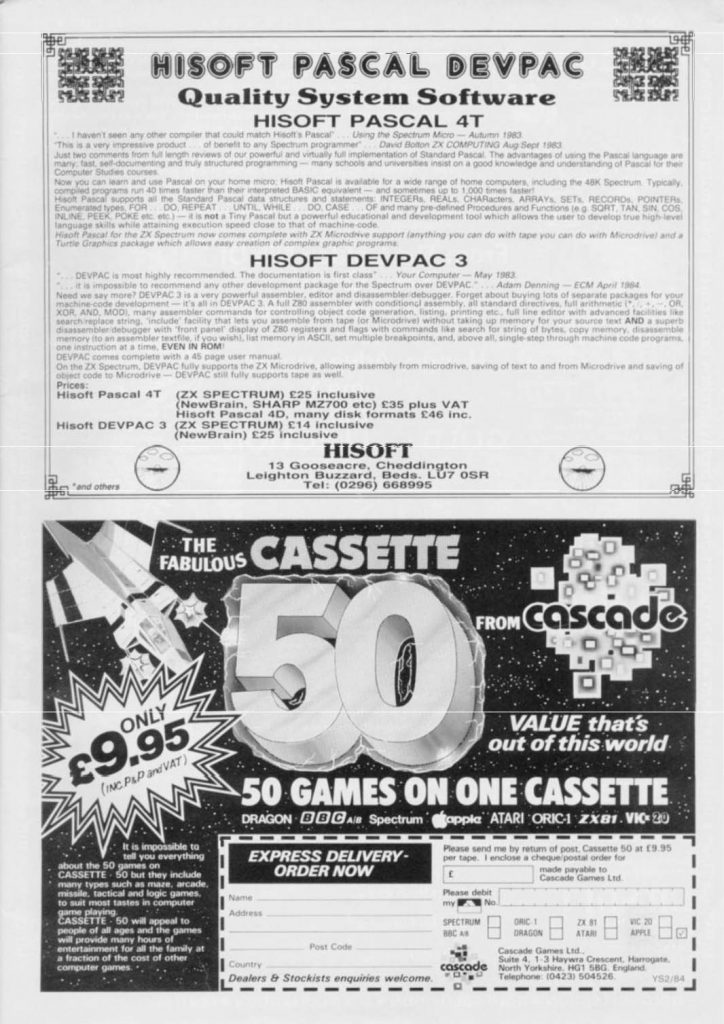 Old Spectrum Mags – Your Spectrum Issue 03 | Retromash