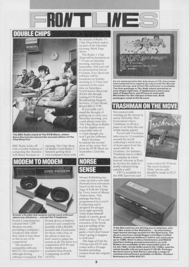 Old Spectrum Mags – Your Spectrum Issue 09 Nov 1984 | Retromash