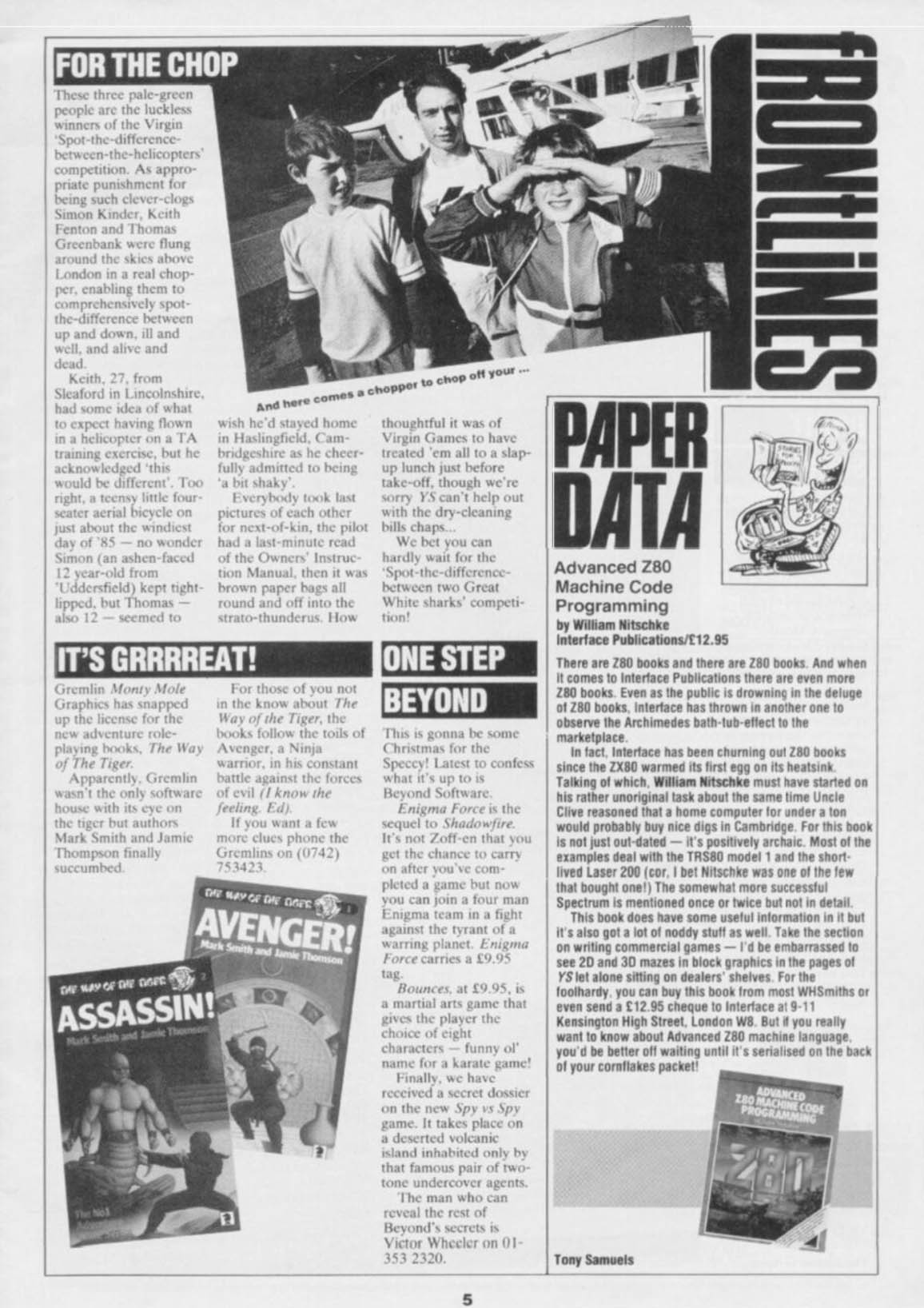 Old Spectrum Mags – Your Spectrum Issue 21 – December 1985 | Retromash