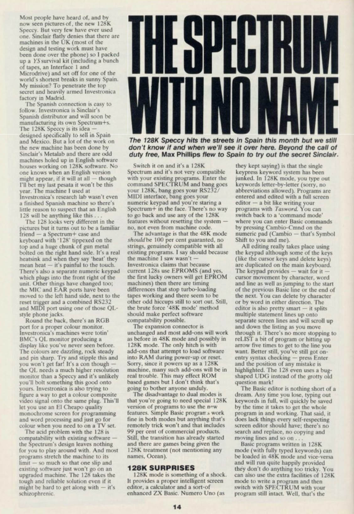 Old Spectrum Mags – Your Spectrum Issue 21 – December 1985 | Retromash