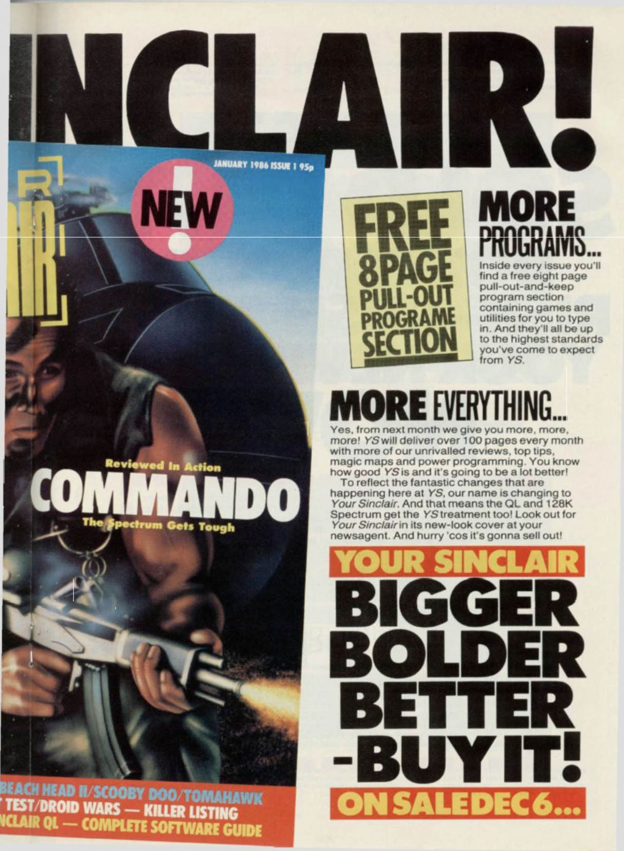 Old Spectrum Mags – Your Spectrum Issue 21 – December 1985 | Retromash